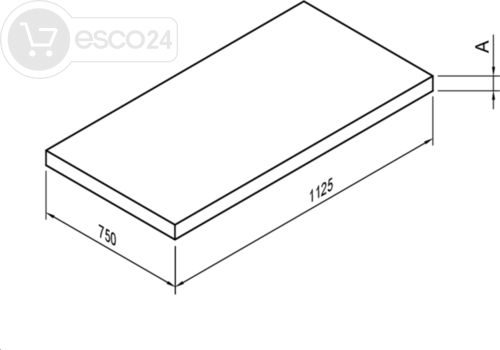 COMPACFOAM Platte CF125 20mm, 1125x750mm | 107759